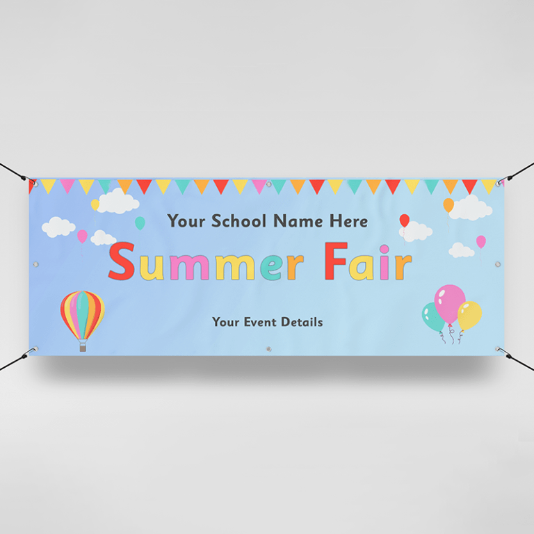 Custom Printed School Fair Banners